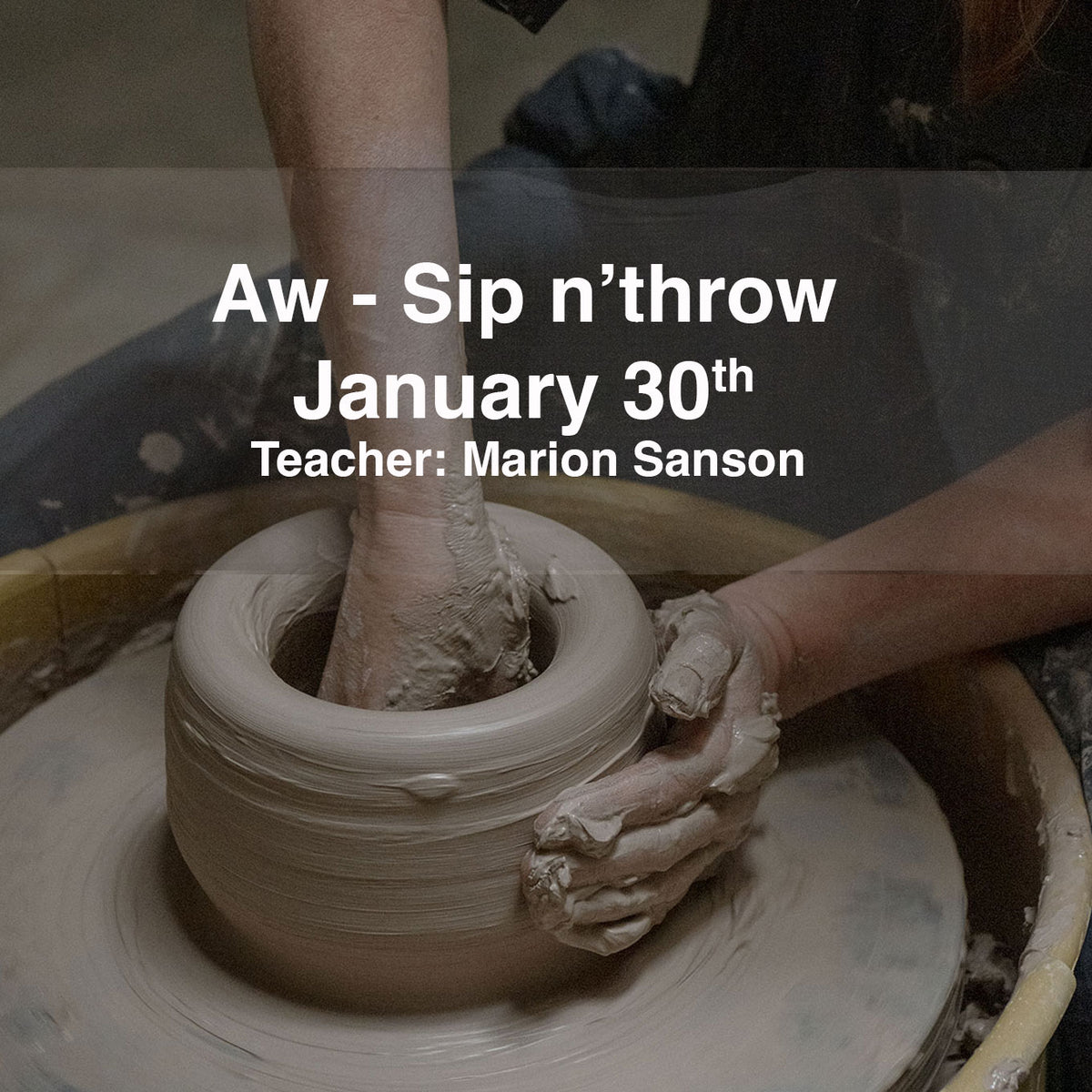 AW - sip'n throw January 30th 2026 – Drejverkstaden