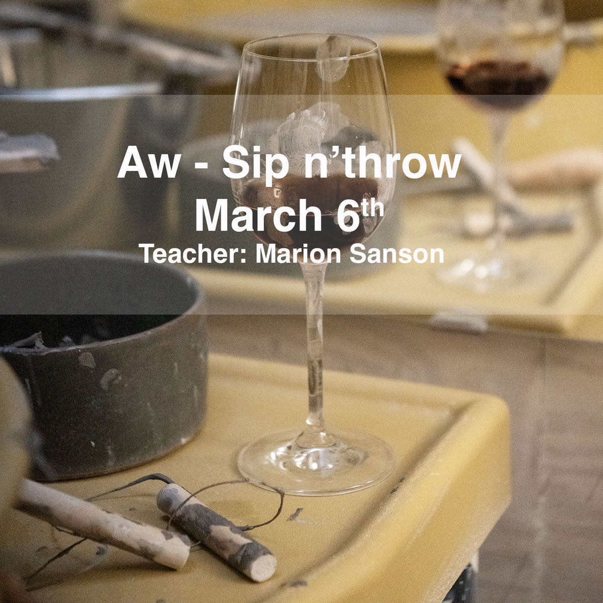 AW - sip'n throw March 6th 2026 – Drejverkstaden