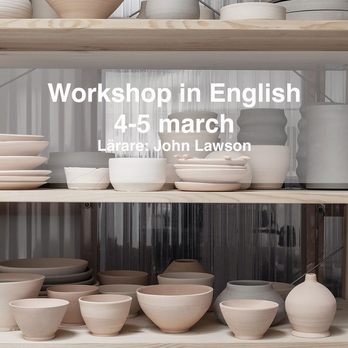 Learn how to throw clay! Book your class in throwing clay 4-5th of ...